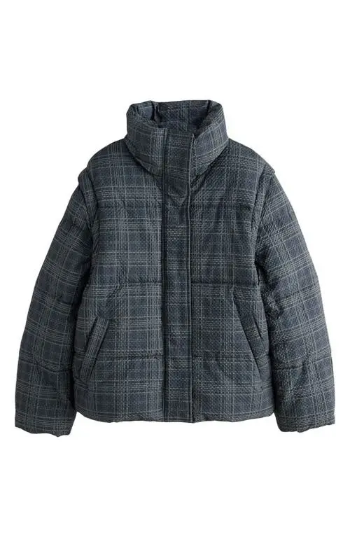 NEXT Plaid Puffer Jacket