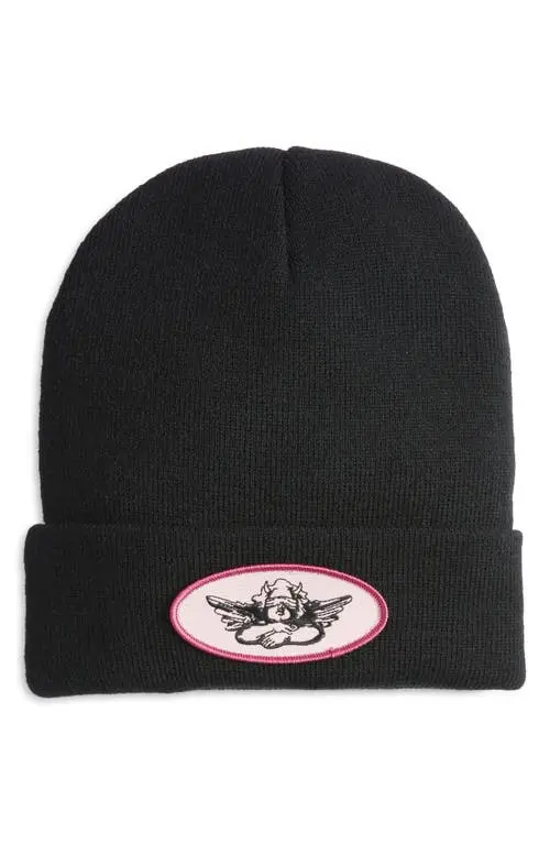 BOYS LIE 1-800 Ribbed Beanie - Black