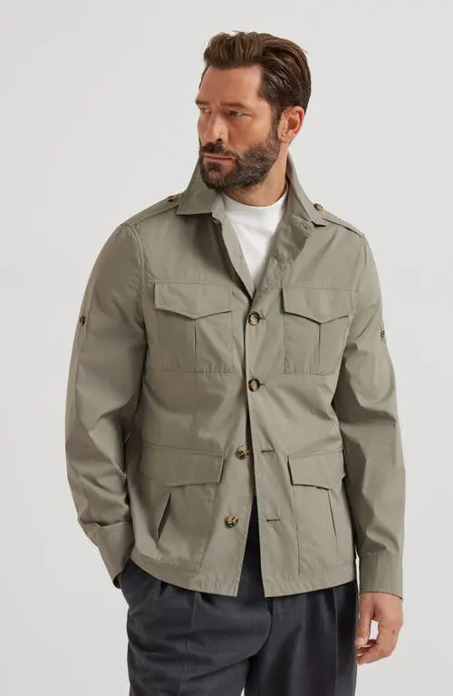 Brunello Cucinelli Unlined Safari Jacket - Khaki