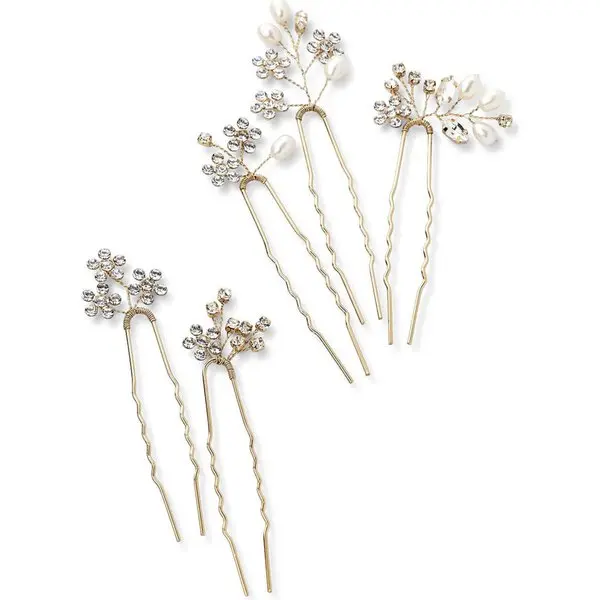OLIVE & PIPER Adriana Hair Pins - Gold