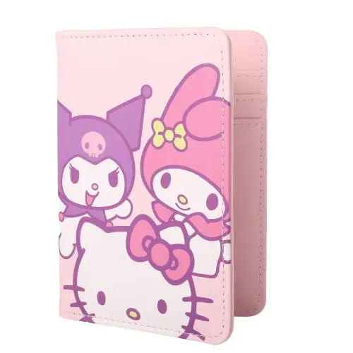 HELLO KITTY Passport Holder, Featuring - Pink/ Purple