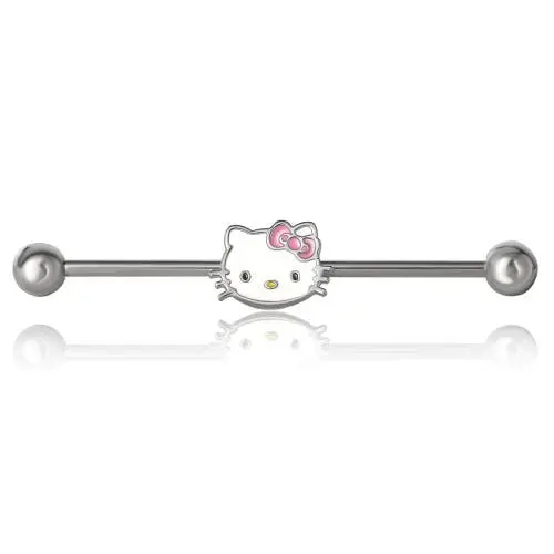 HELLO KITTY Cartilage Earring - Silver