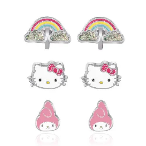 HELLO KITTY Clip-on Earring Set