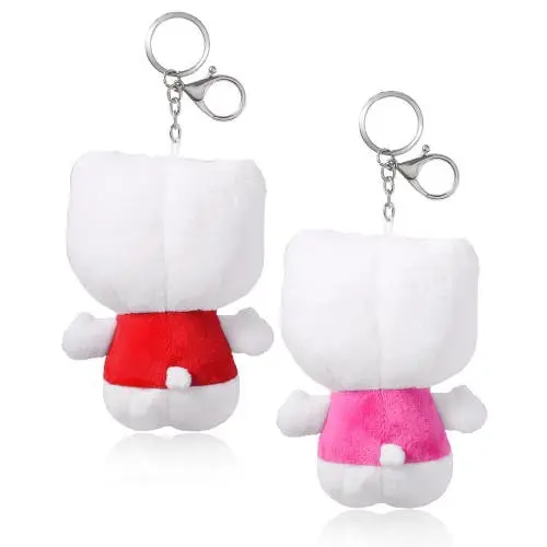 HELLO KITTY Plush Keychain Travel Set