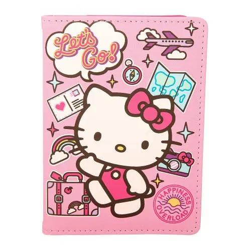 HELLO KITTY Passport Holder - Pink