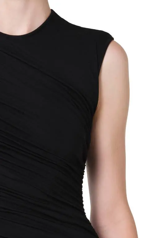 AGOLDE Ester Twist Minidress - Black