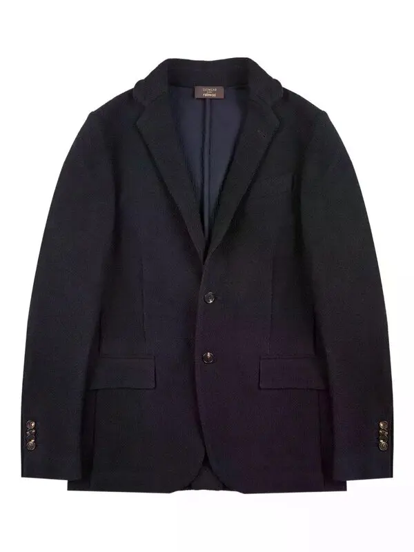 ZANONE Single-breasted Wool Blazer