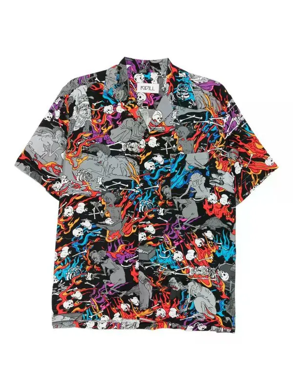 KIDILL All-over Graphic Print Shirt