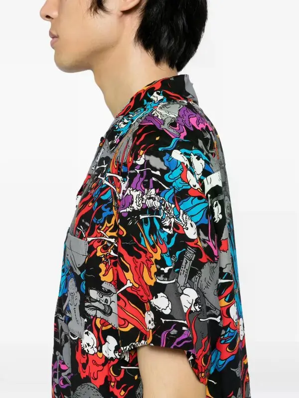 KIDILL All-over Graphic Print Shirt