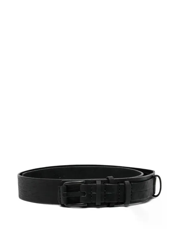 JULIUS Leather Belt - Black