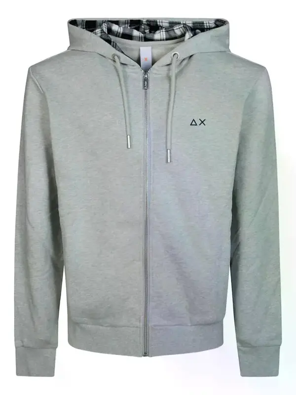 SUN 68 Contrast Zip-up Hoodie