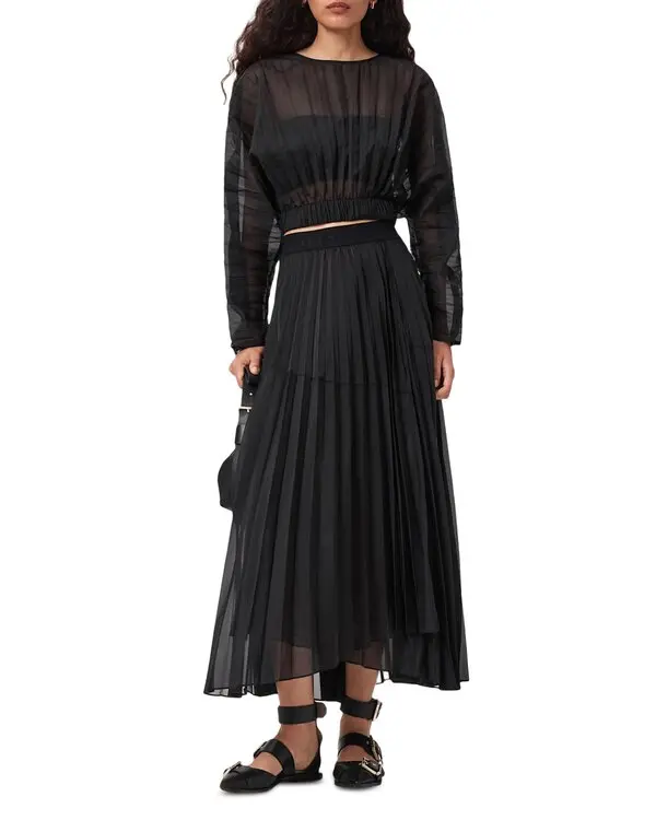 ALLSAINTS Micaela Pleated Skirt