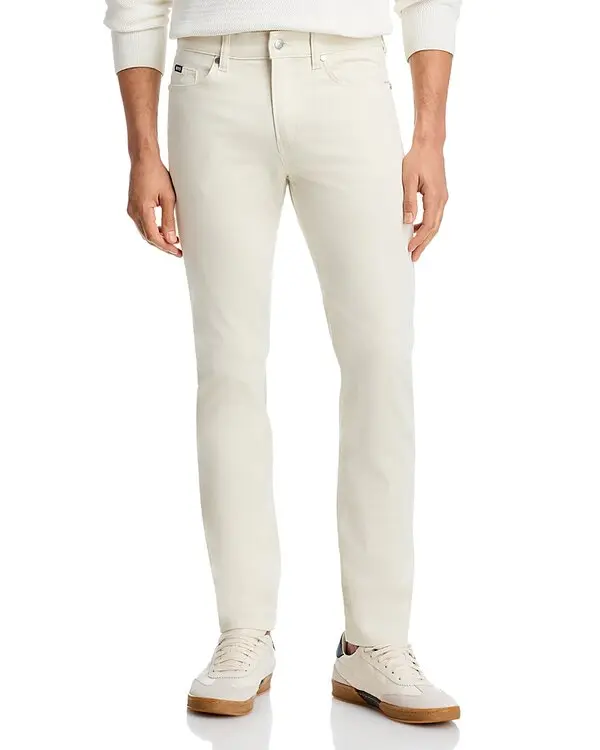 BOSS Delaware Slim Fit Jeans - Open White