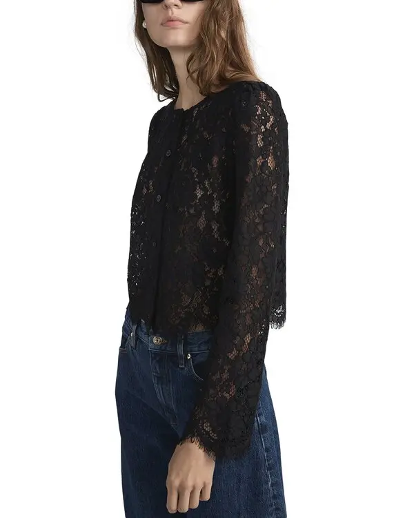 FRAME The Lace Blouse