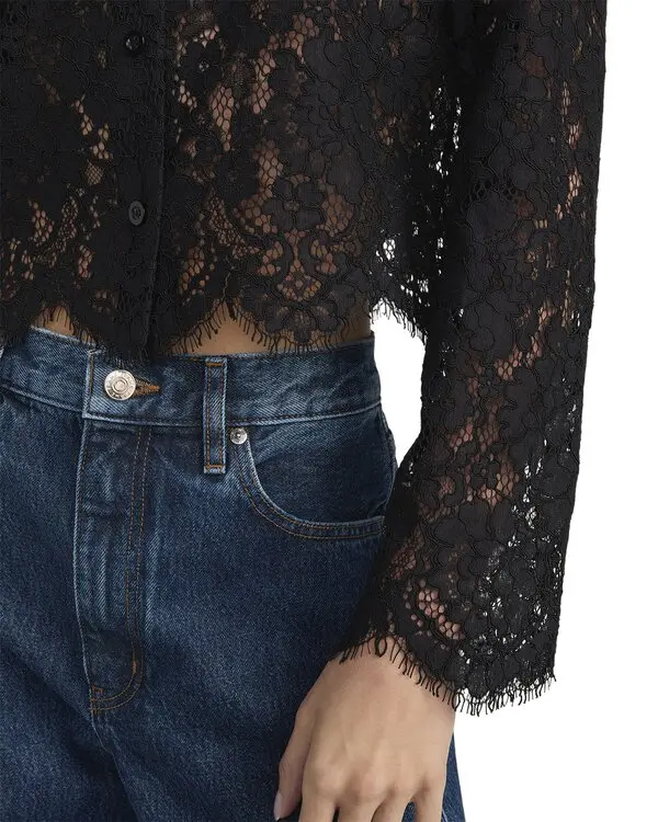 FRAME The Lace Blouse