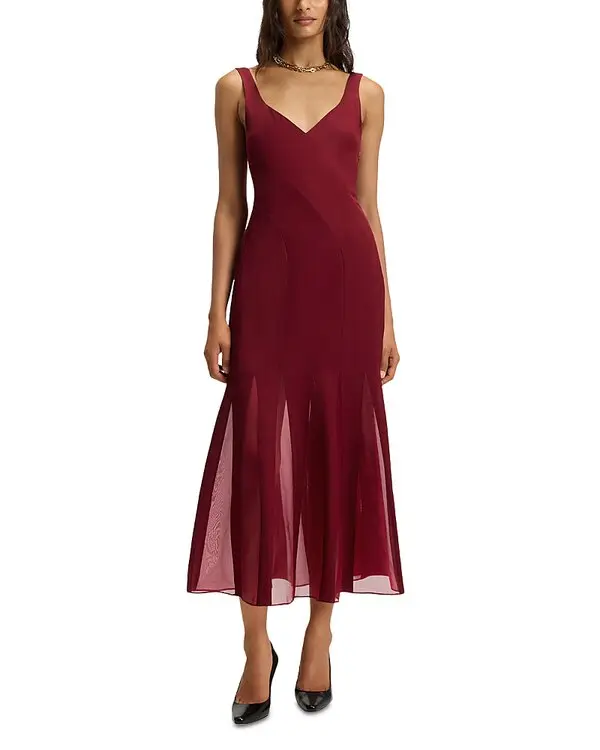 BOSS Donabelli Dress - Deep Ruby