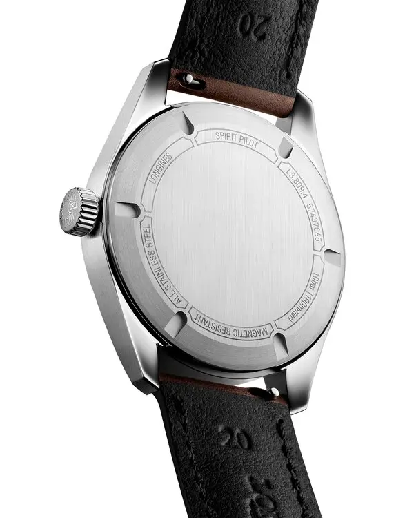 LONGINES Spirit Pilot Watch 39mm - Black/brown