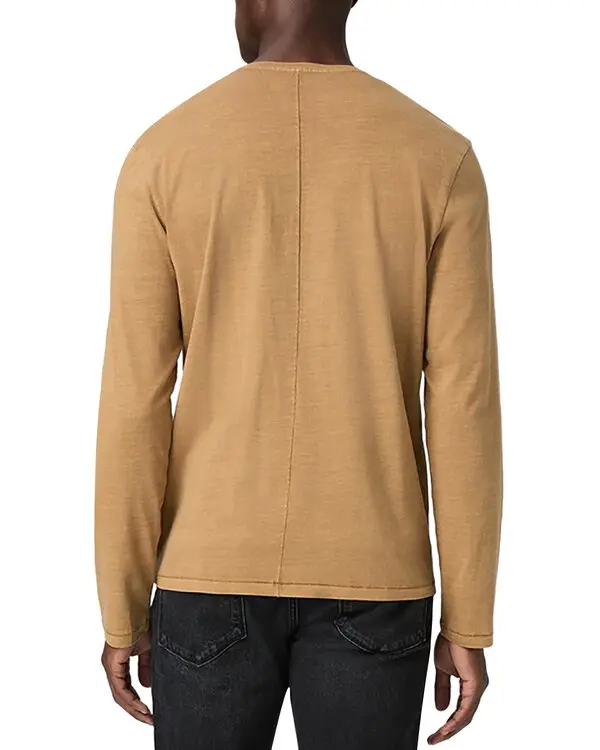 Paige Enzo Long Sleeve Cotton Tee - Vintage Palomino