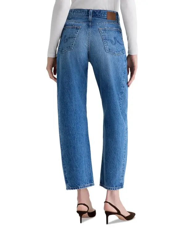 Ag Hattie High-rise Barrel Leg Jeans - Candid