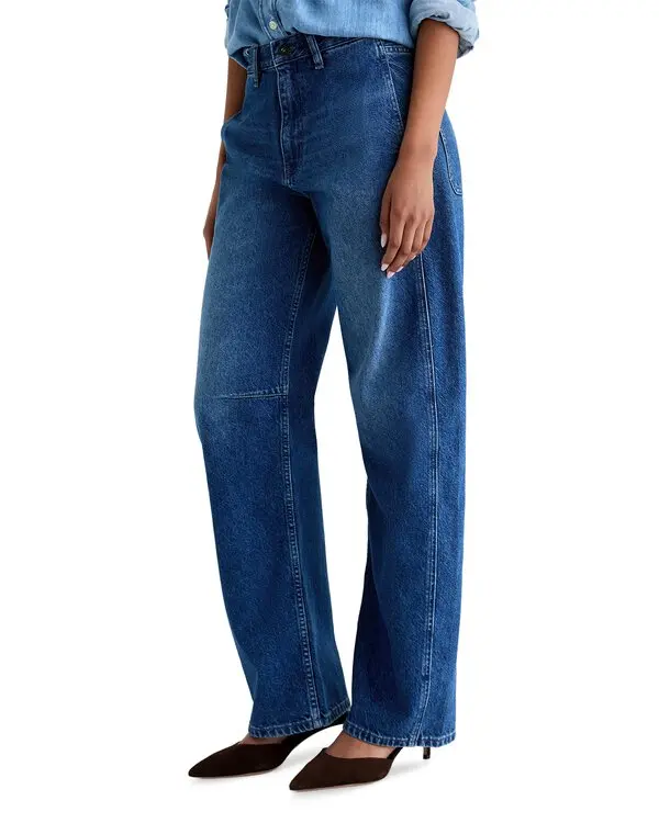 Ag Mercer High-rise Extended Jeans - Sidecar