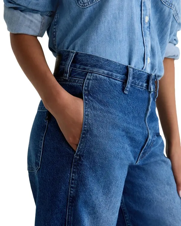 Ag Mercer High-rise Extended Jeans - Sidecar