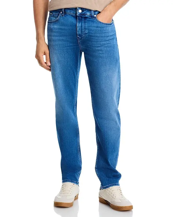 BOSS Maine Regular Fit Jeans - Medium Blue