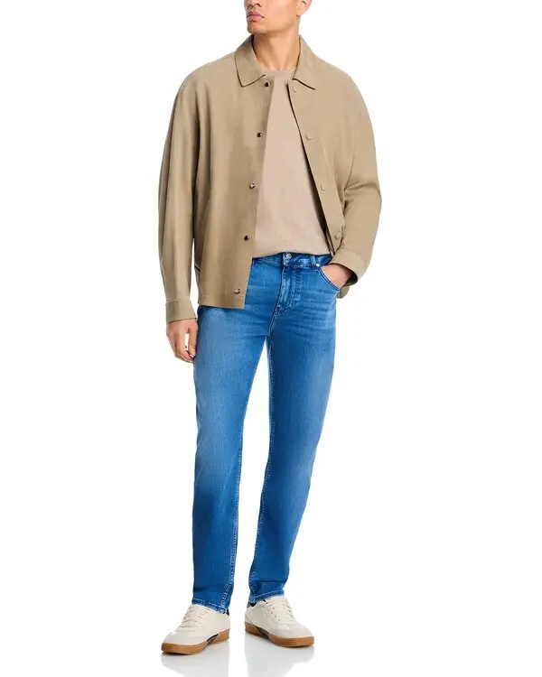 BOSS Maine Regular Fit Jeans - Medium Blue
