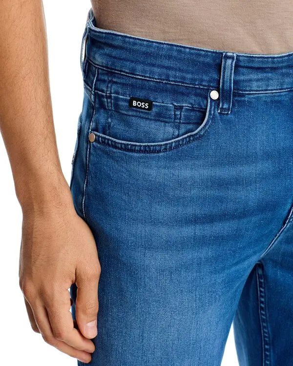 BOSS Maine Regular Fit Jeans - Medium Blue