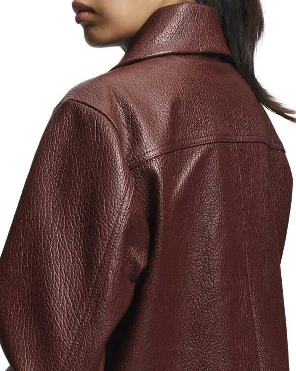 SAINT ART Lomand Textured Leather Jacket