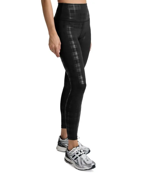 Beyond Yoga Plaid Shine 7/8 Leggings