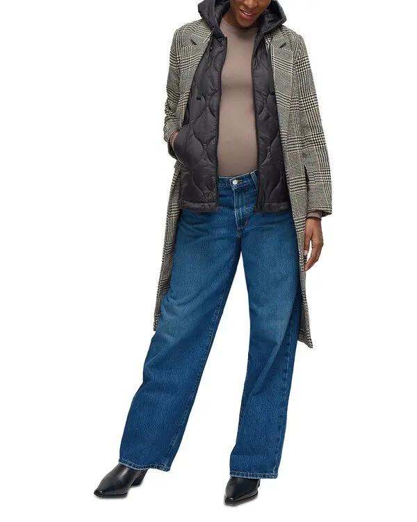 INGRID & ISABEL Quilted Maternity Vest