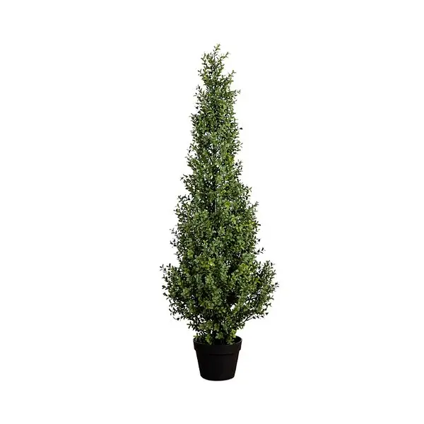 NEARLY NATURAL 4' Uv Resistant Artificial Boxwood Topiary Tree - Green