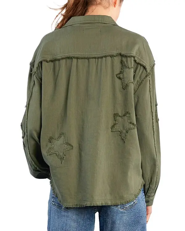 BILLY T Star Appliqué Shirt