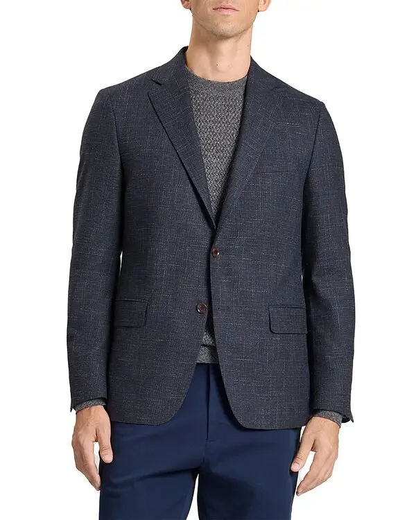 Ted Baker London Wellington Weave Modern Fit Suit Jacket - Navy/brown