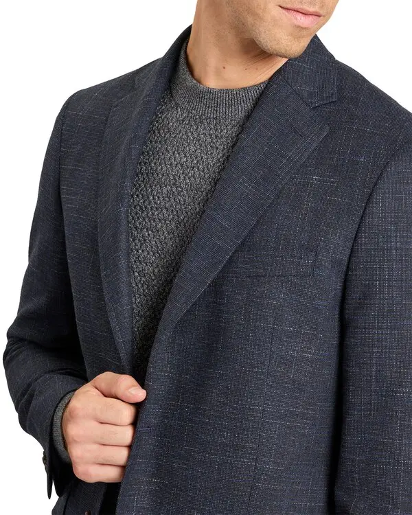 Ted Baker London Wellington Weave Modern Fit Suit Jacket - Navy/brown