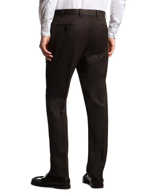 Emporio Armani Regular Fit Wool Trousers