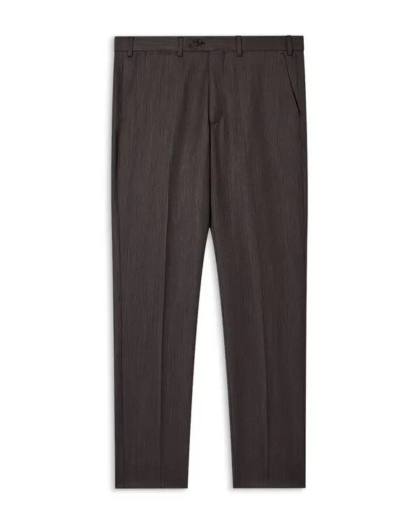 Emporio Armani Regular Fit Wool Trousers