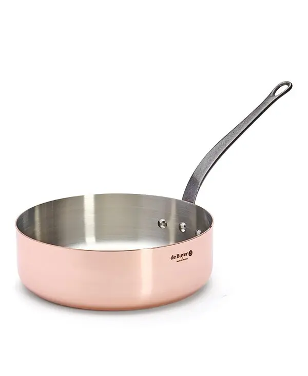 DE BUYER 1.9 Quart Saute Pan - Copper
