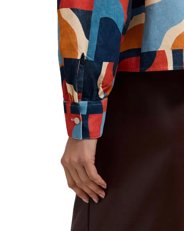Foxcroft Marina Corduroy Shirt - Multi