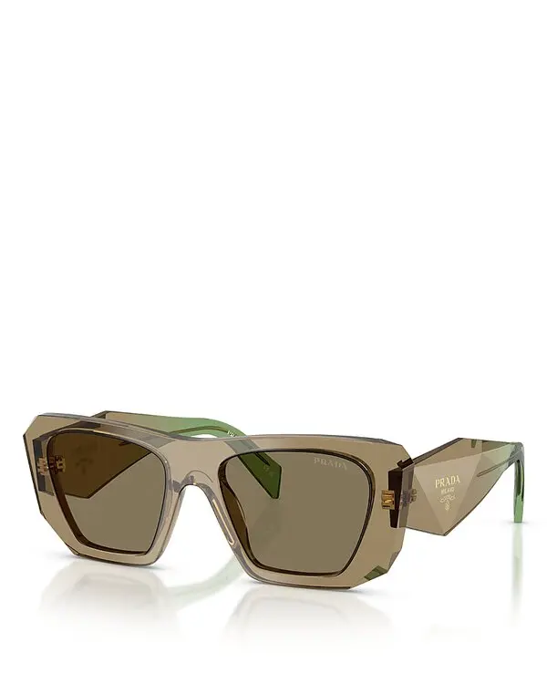 Prada Square Sunglasses - Light Brown