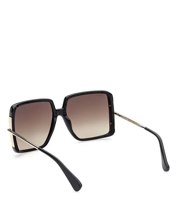 Max Mara Malibu4 Square Sunglasses, 58mm