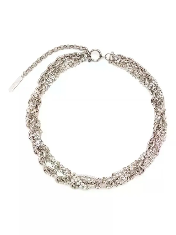 JUSTINE CLENQUET Shelby Choker - Silver