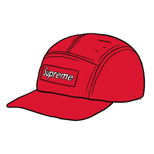 Supreme Inset Logo Camp Cap