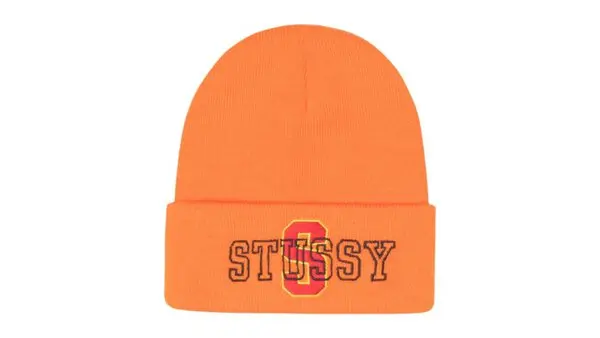 StÜssy Cuff Varsity Beanie - Orange