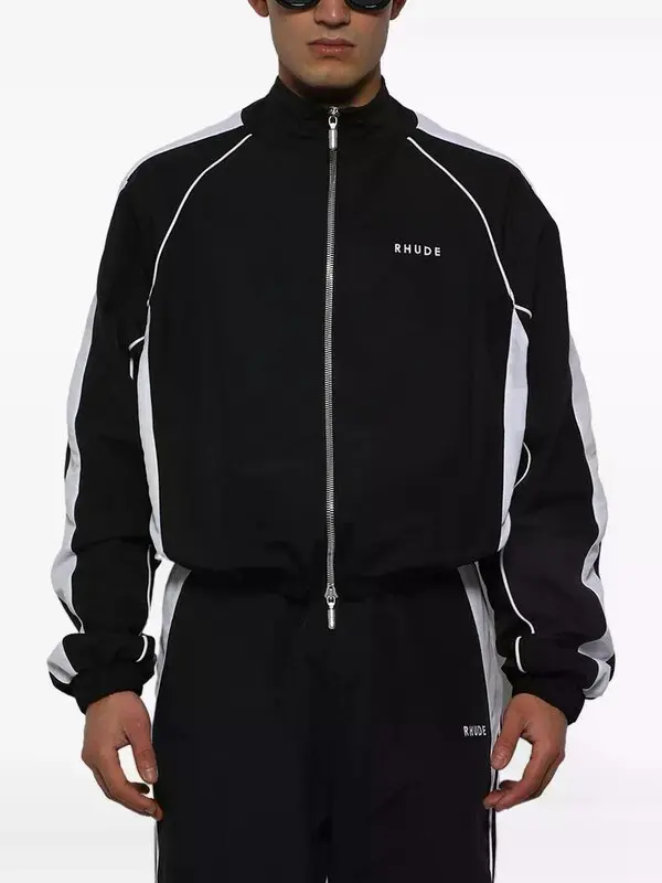 Rhude Ramona Piping Sports Jacket - Black