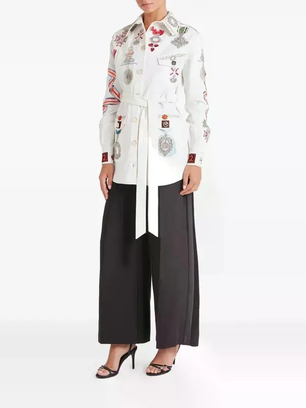 TEMPERLEY LONDON Diamantine Shirt Jacket