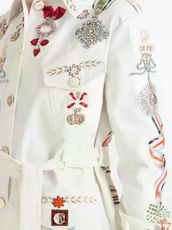 TEMPERLEY LONDON Diamantine Shirt Jacket