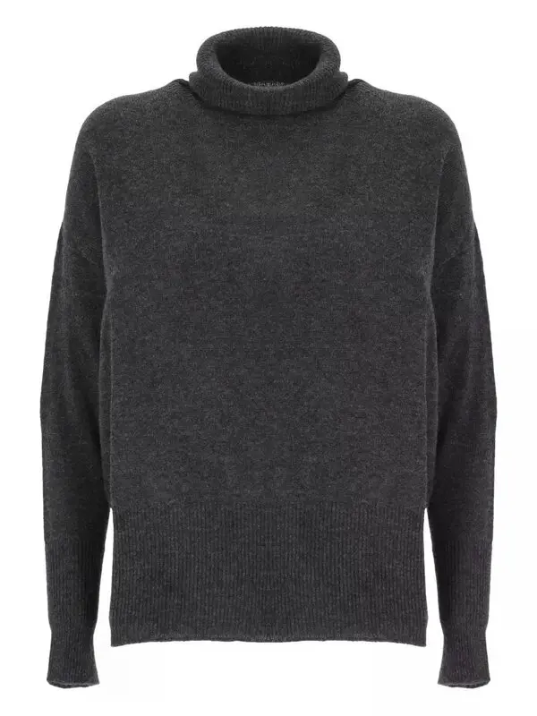 OLIVER LATTUGHI High-neck Long Sleeve Sweater