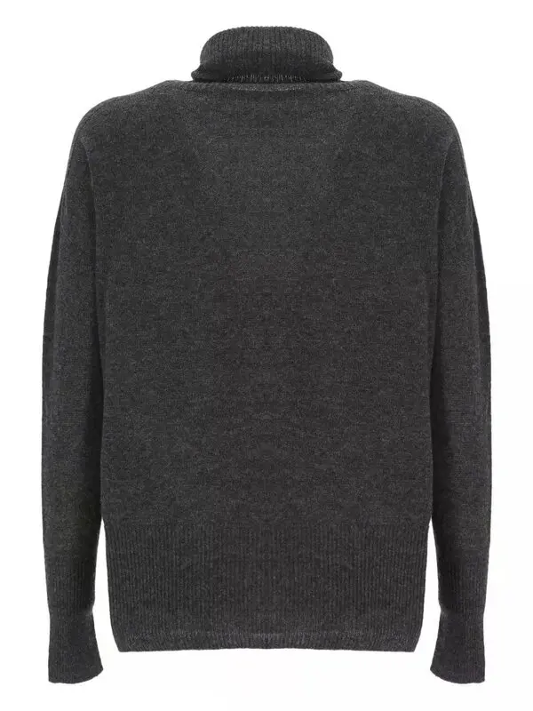 OLIVER LATTUGHI High-neck Long Sleeve Sweater