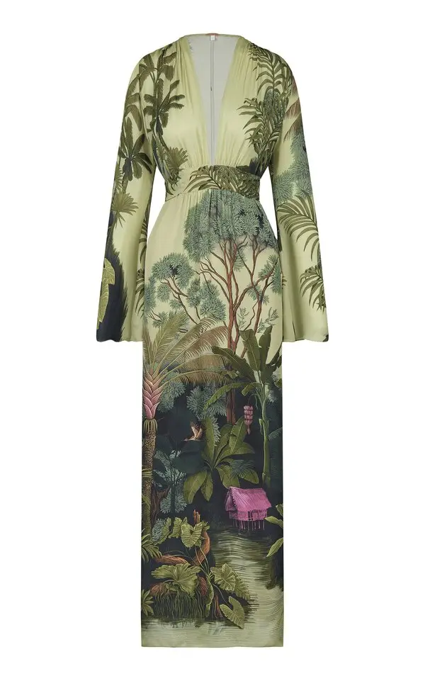 Johanna Ortiz Rodeo Rhythms Silk Tunic - Print